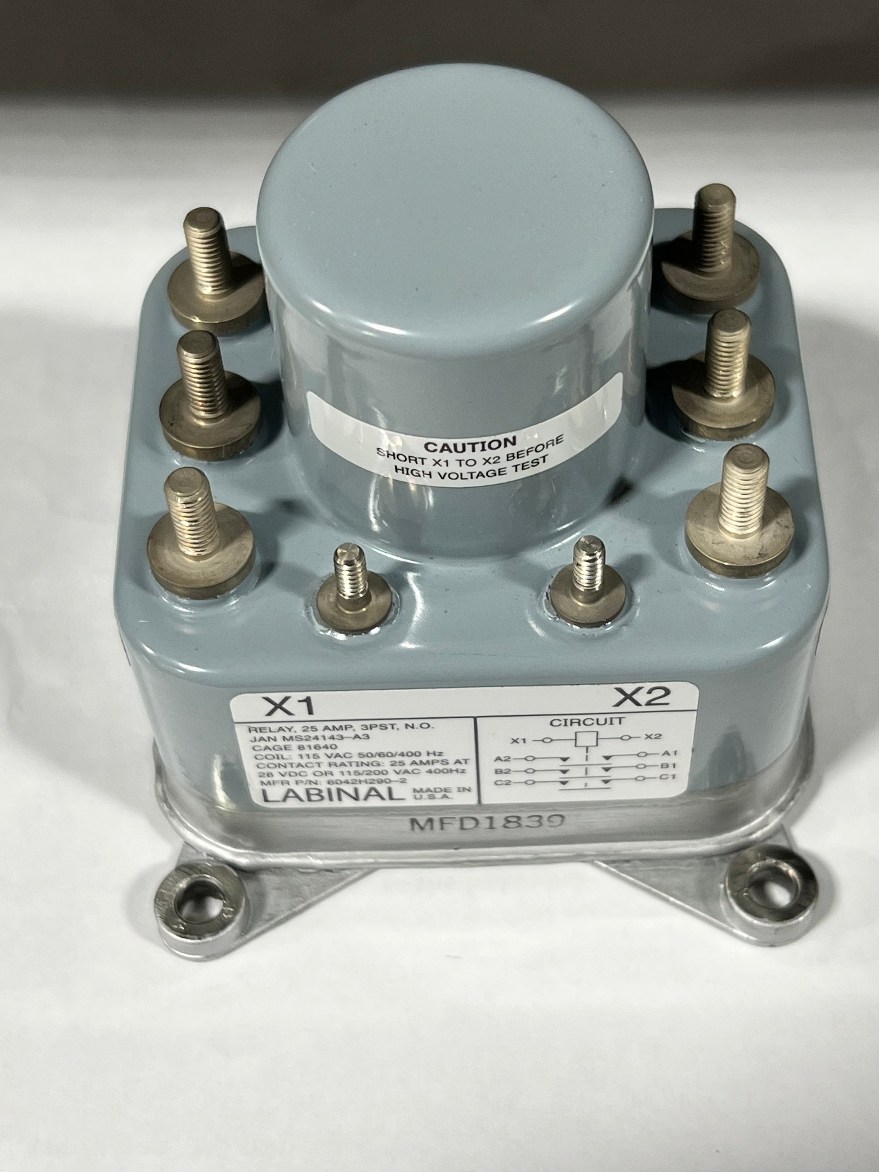 Relay-Contactor MS24143-A3 – FlameEnterprises